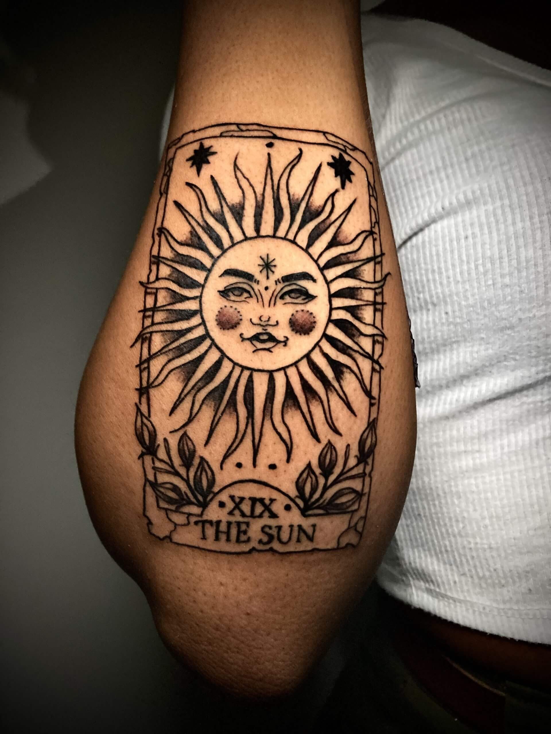 Sun Medallion Tattoos