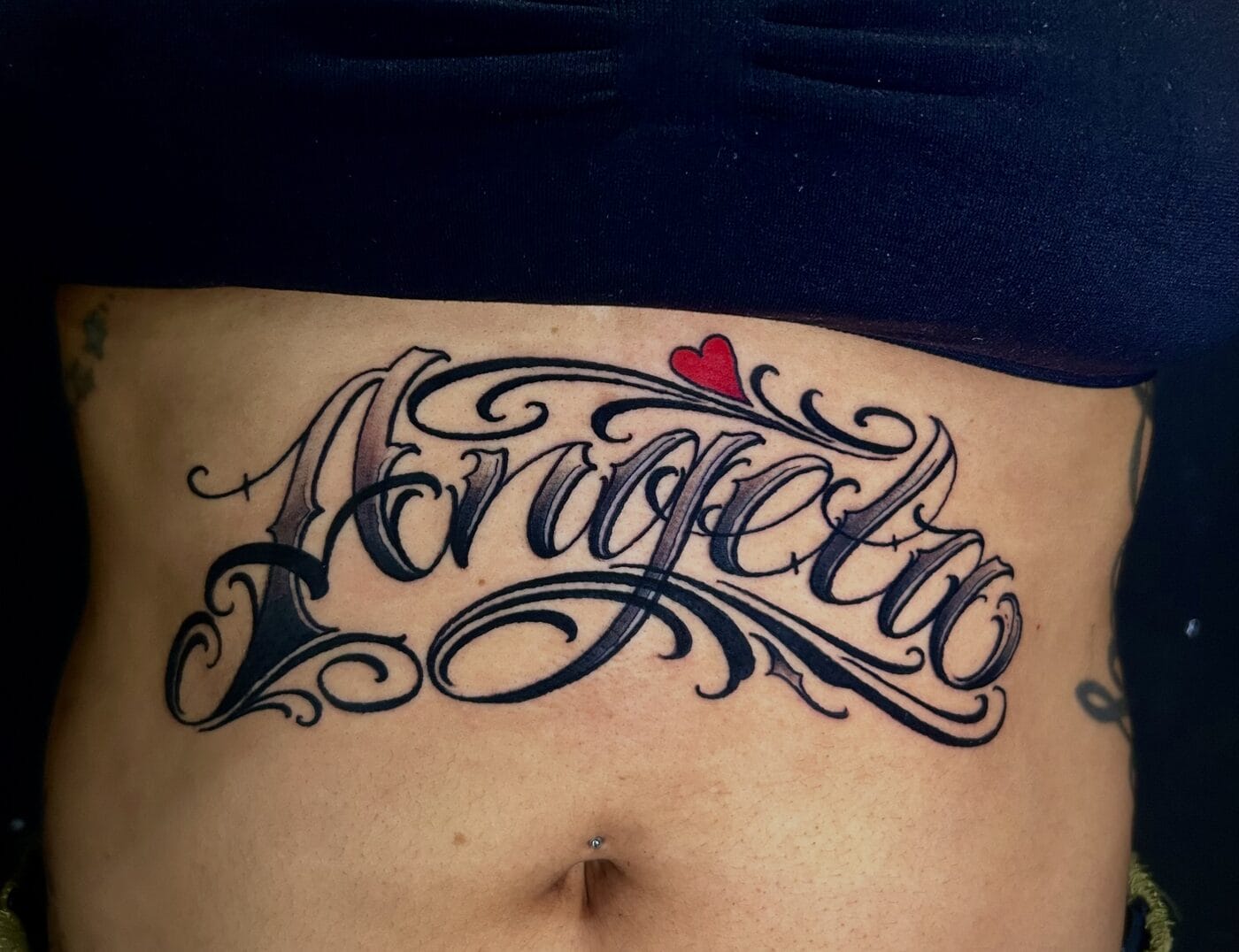 Name Tattoo Lettering Cursive Alphabet
